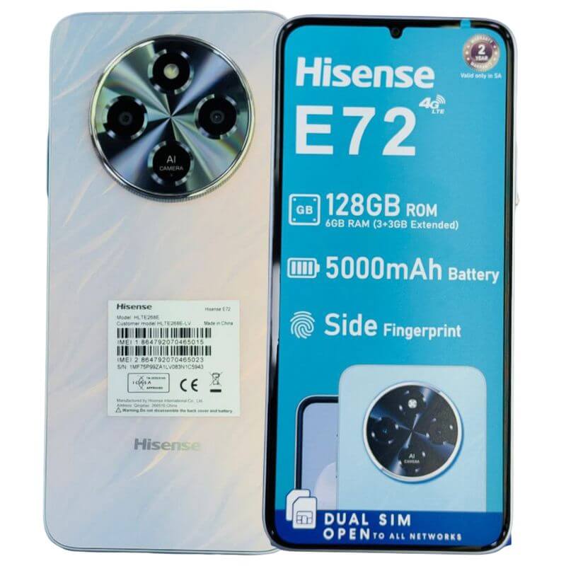 Hisense Infinity E72 128Go Prix Cameroun – KMERPHONE
