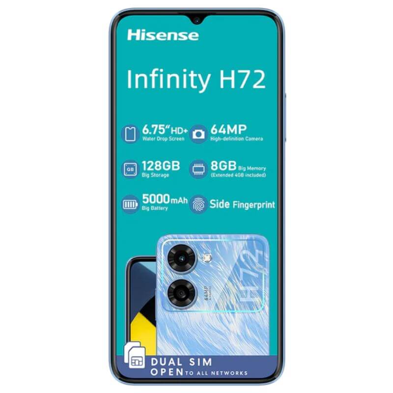 Hisense Infinity H72 128Go Prix Cameroun – KMERPHONE