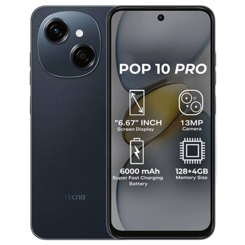 Tecno Pop 10 Pro 128Go Prix Cameroun – KMERPHONE